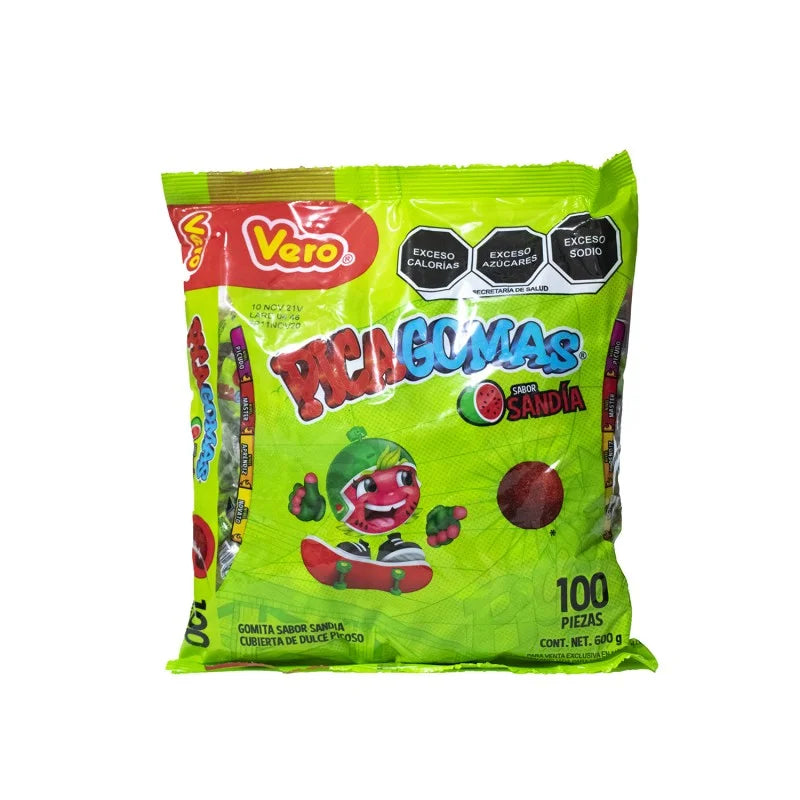 Vero Pica Goma Watermelon 100 Pc – MexiMarketStore